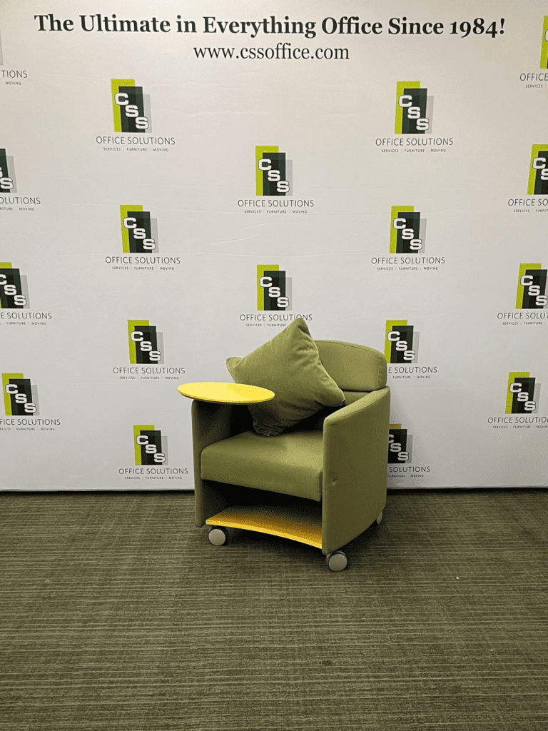 Krug Studio Tablet Chair - Green - CSS Office Solutions